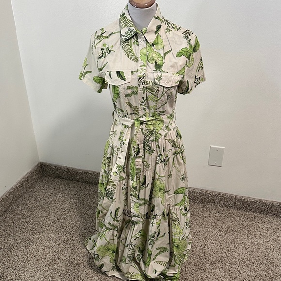 Zara | Dresses | Zara Tired Skirt 2 Button Up Shirt Maxi Dress | Poshmark